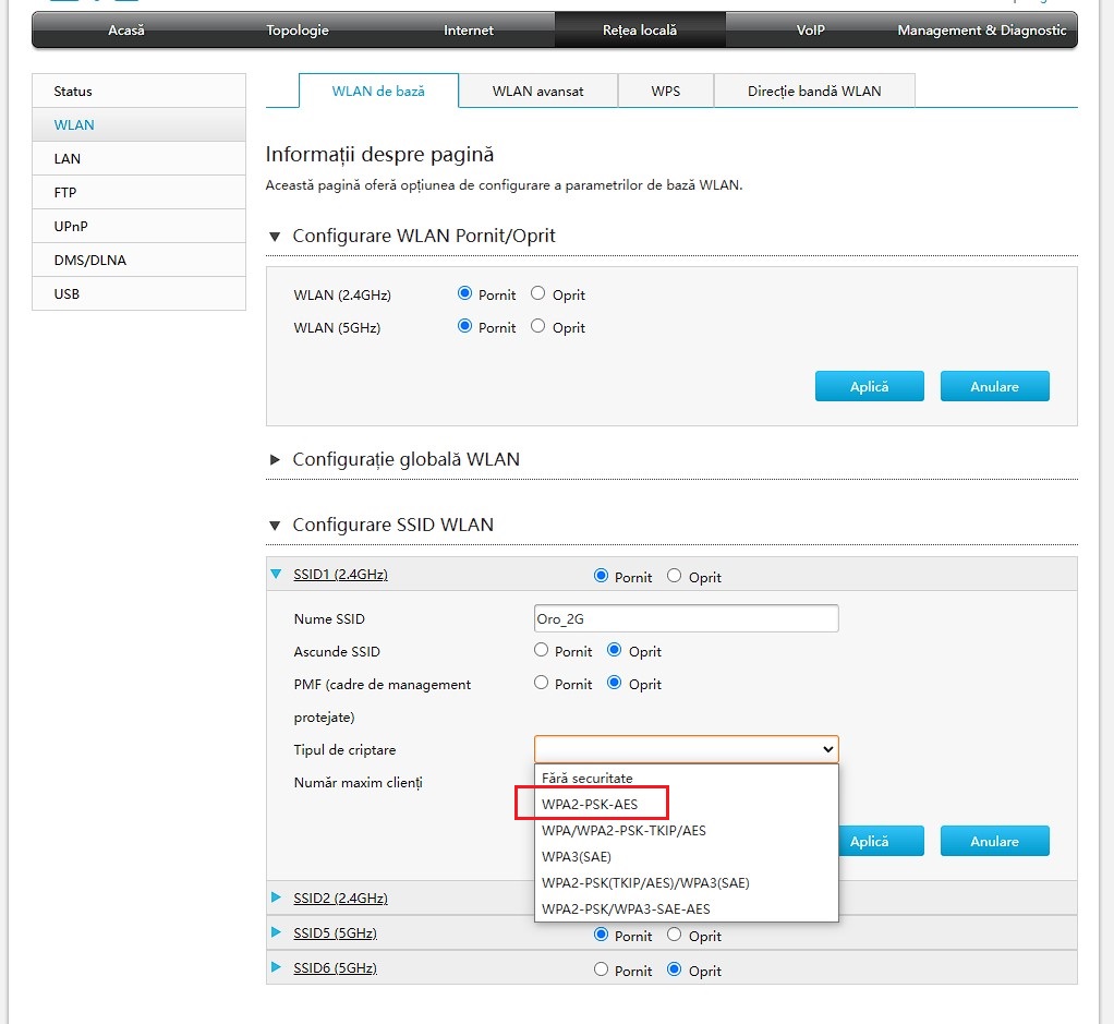 Re: [Tutorial] Specificatii ZTE F6600R - Pagina 4 - Comunitatea Orange