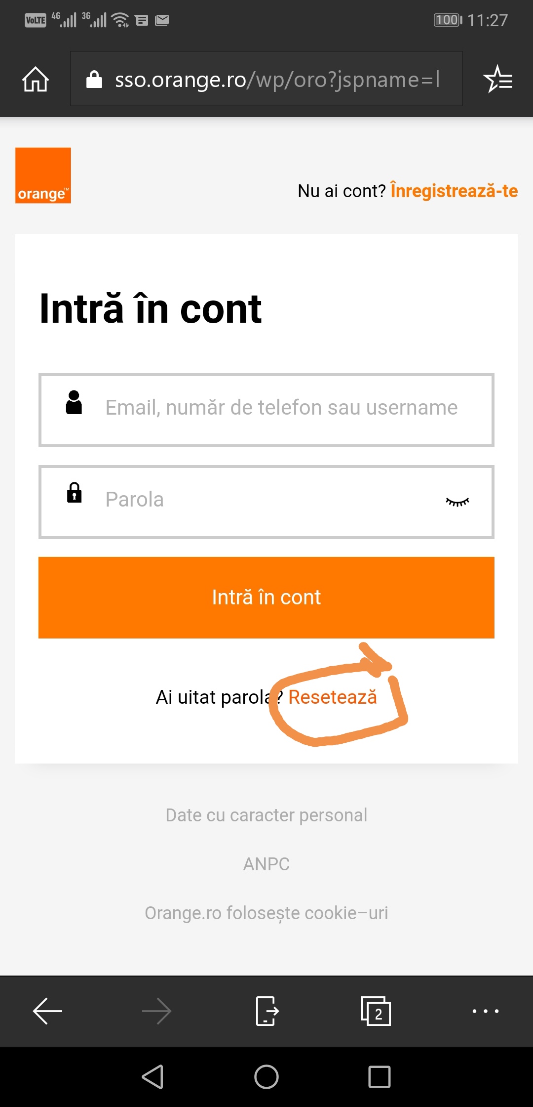 Rezolvat: Cum resetez parola contului meu My Orange? - Comunitatea Orange