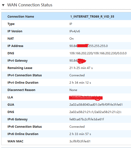 Rezolvat: Re: ZTE ZXHN F6605R în bridge (ORO) - Comunitatea Orange