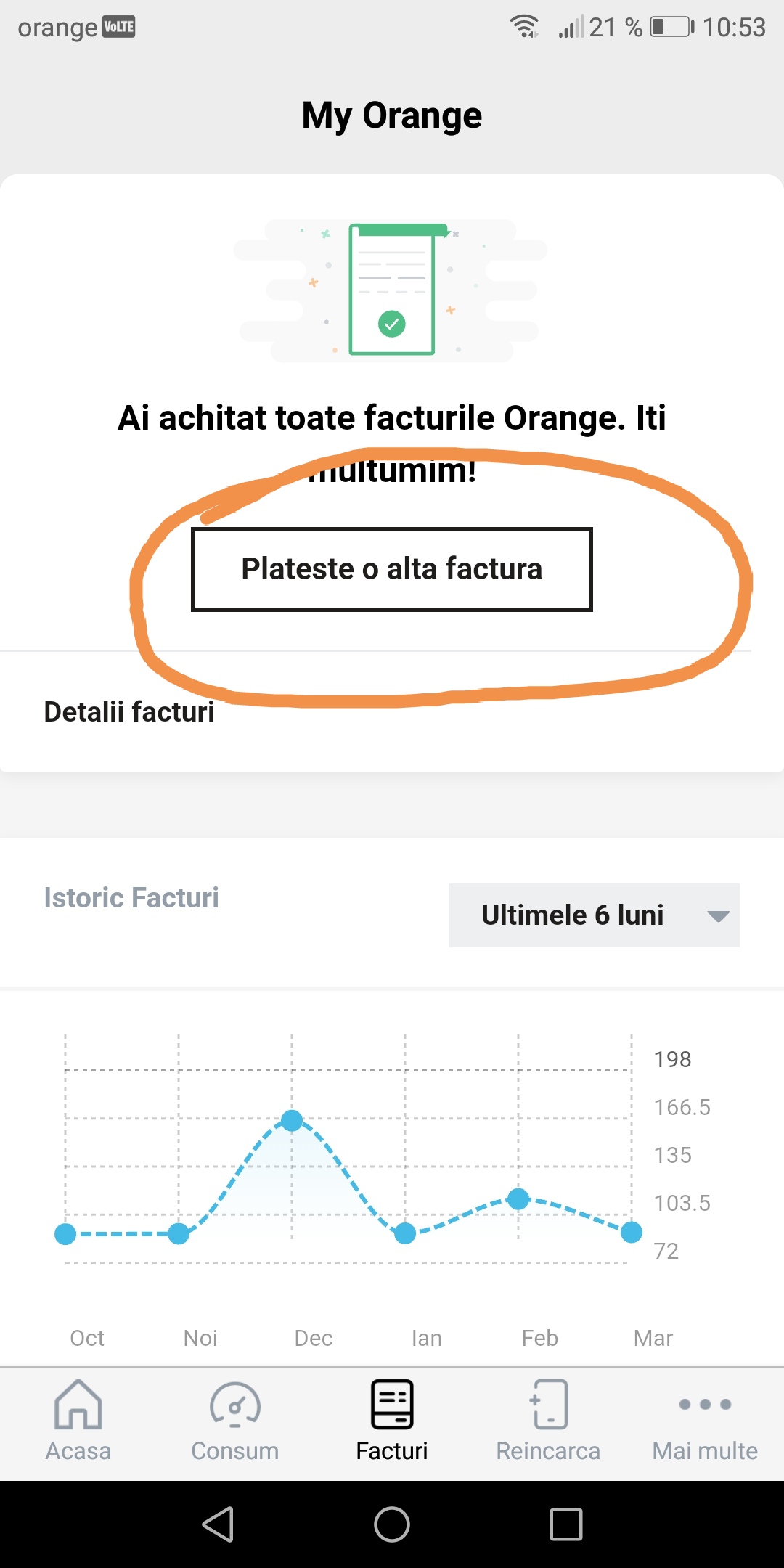 Rezolvat: Cum procedez sa platesc mai multe facturi? - Comunitatea Orange